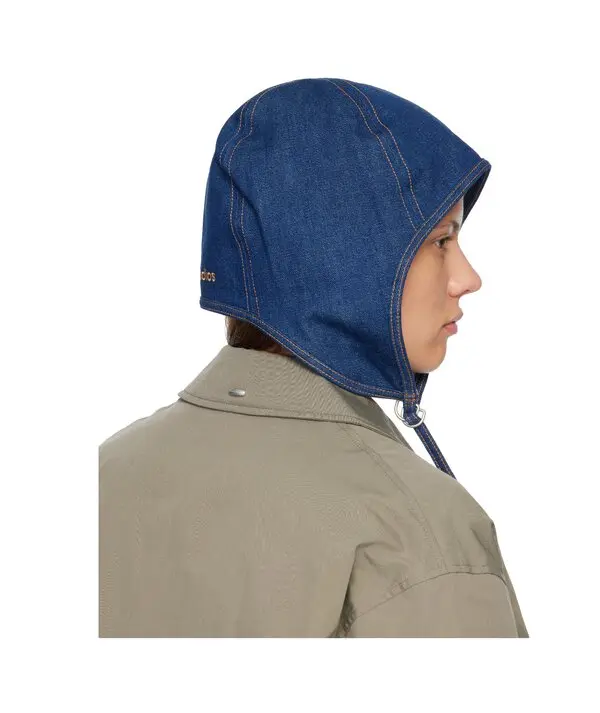 Acne Studios Denim Drawstring Hood