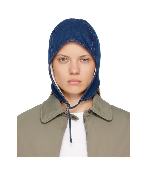 Acne Studios Denim Drawstring Hood