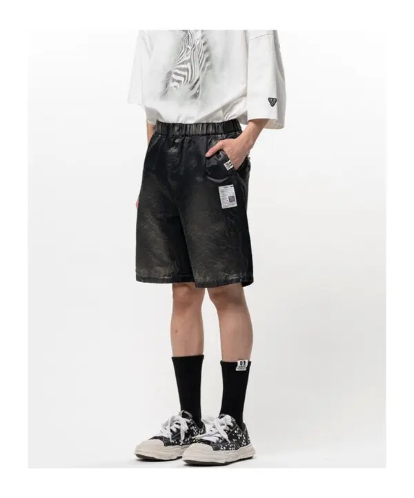 Mihara Yasuhiro Sun Faded Satin Shorts