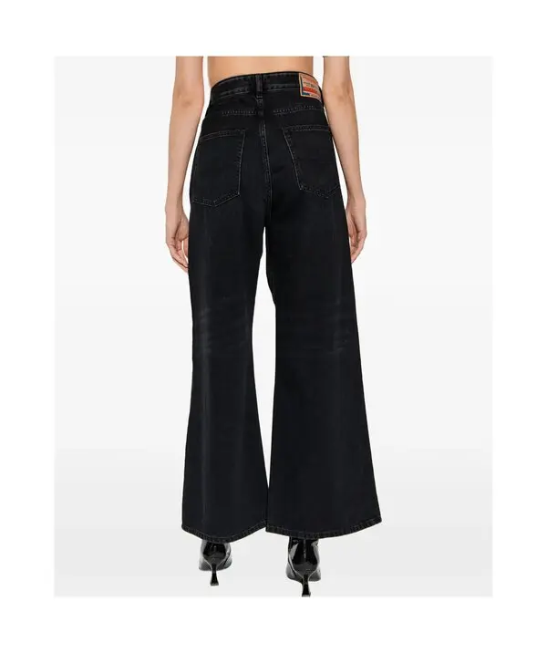 DIESEL® 1996-d-sire Wide Leg Jeans - Black