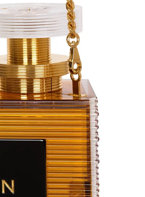 Balmain Resin Perfume Minaudière With Brass Accents