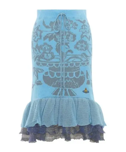 VIVIENNE WESTWOOD Julia Skirt - Water Blue