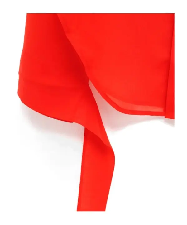 THE FRANKIE SHOP Long Sleeve Blouse With Tie Detail