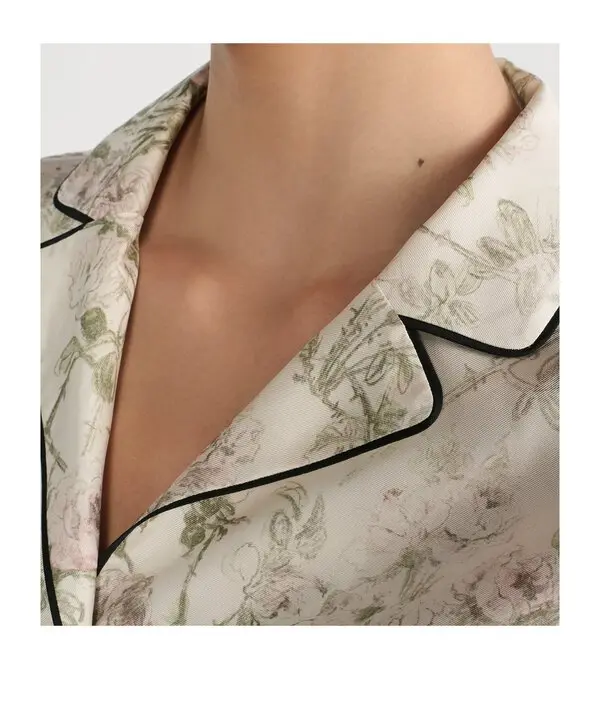 Dior Floral Print Pajama Jacket