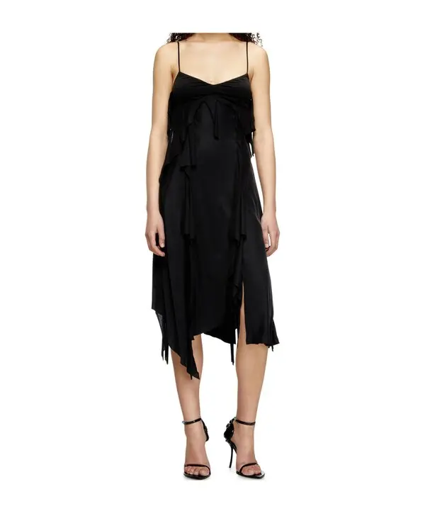DIESEL® D-ancer Asymmetrical Midi Dress