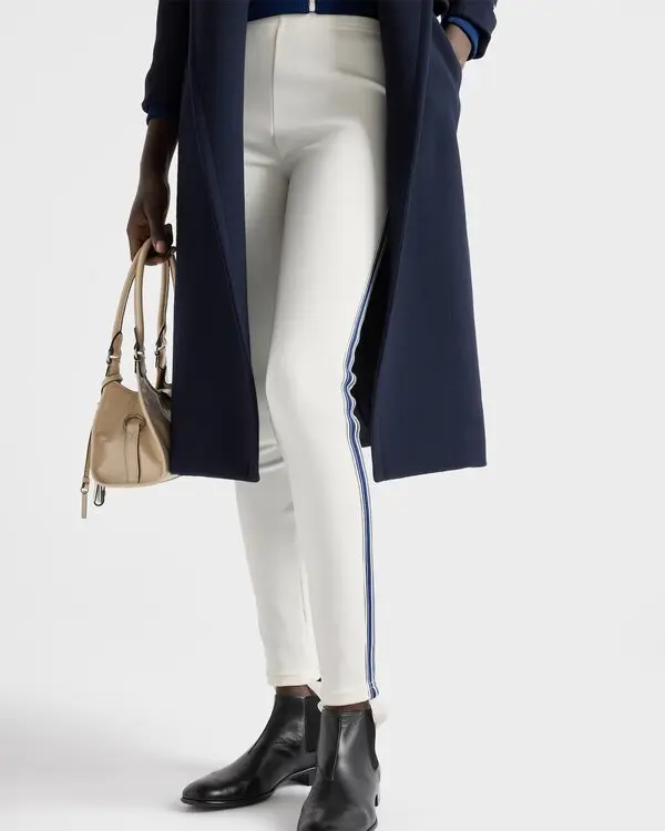 Prada Fleece Leggings - Ivory