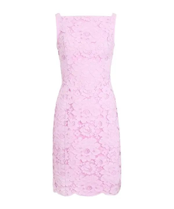 PATOU Lace Midi Dress - Pink
