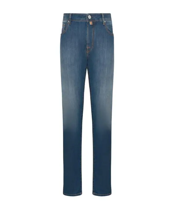 Jacob Cohen Jeans With Whiskering Effect - Blue