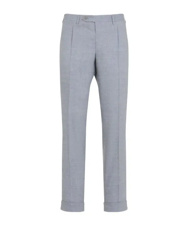Canali Button-fastening Linen Suit