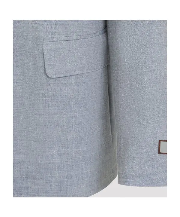 Canali Button-fastening Linen Suit