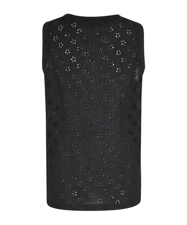 SEMICOUTURE Crew Neck Cutout Vest