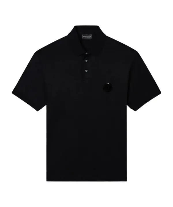 Emporio Armani Logo-patch Polo Shirt