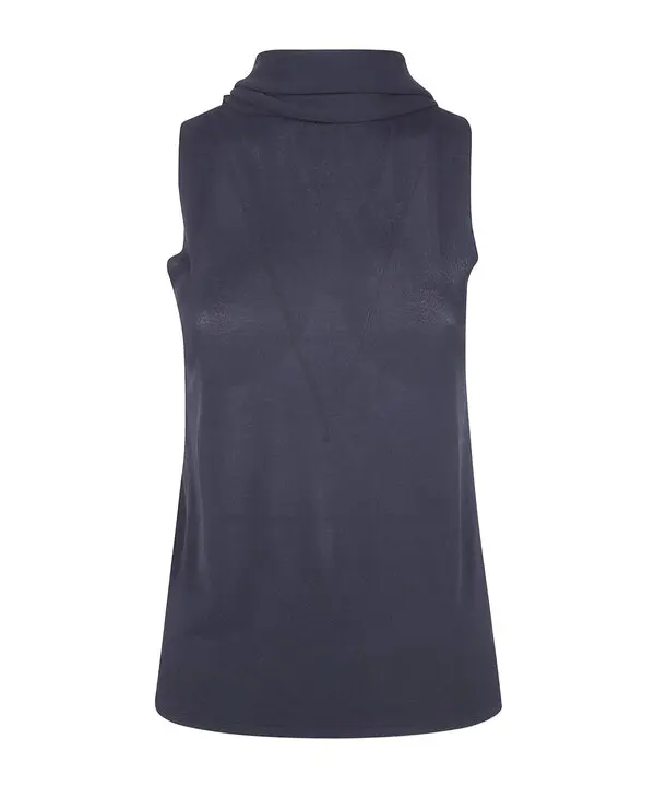 Alberta Ferretti Sleeveless Cape Shirt