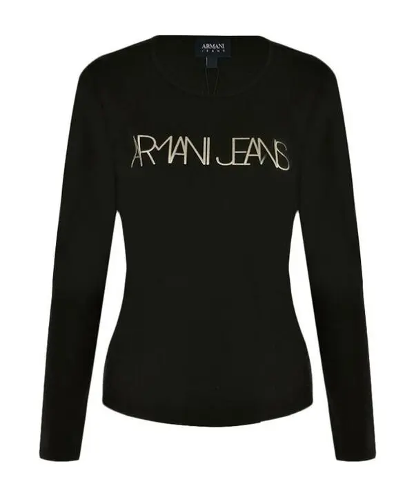Emporio Armani Long Sleeve T-shirt With Graphic Detail