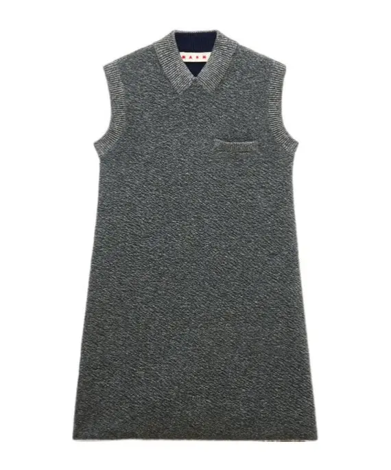 Marni Wool Mini Dress With Lurex Detailing