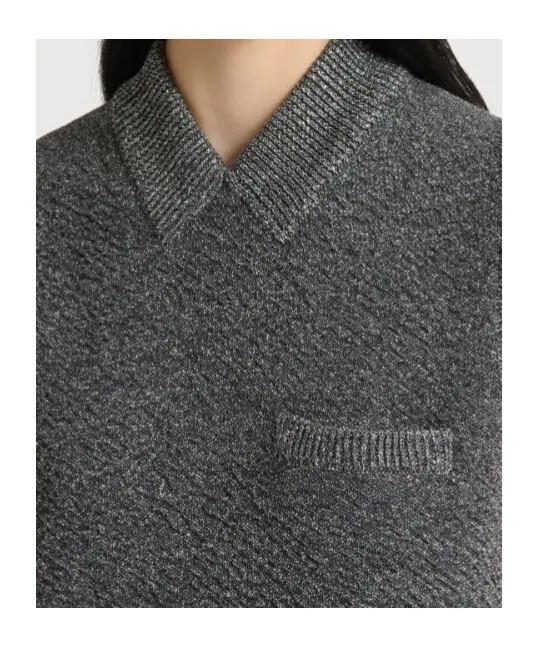 Marni Wool Mini Dress With Lurex Detailing