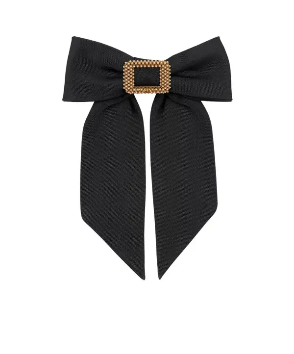 Dior Large Twist Bow - Black