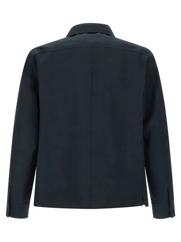 TOM FORD Twill Utility Overshirt - Blue