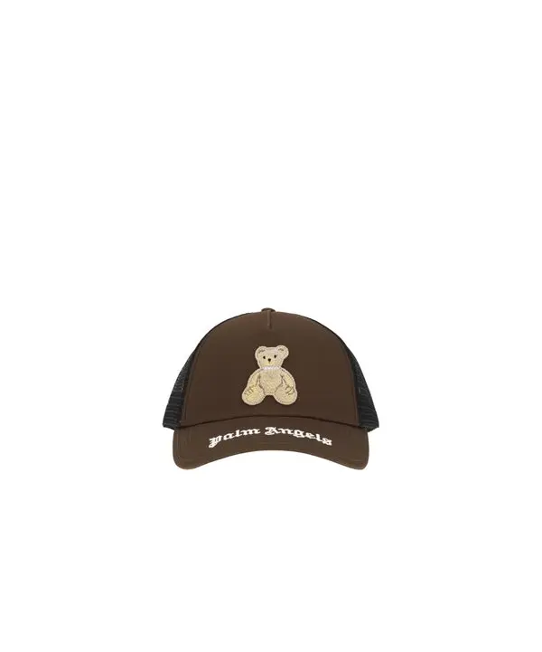 Palm Angels Bear Trucker Cap - Brown