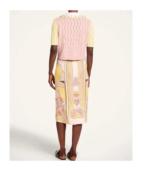 La DoubleJ Printed Pencil Skirt