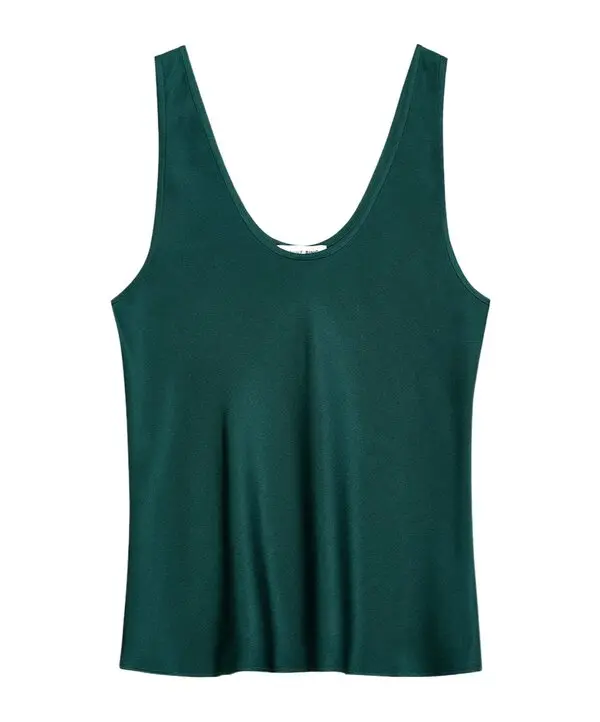ANINE BING Sleeveless Crew Neck Top