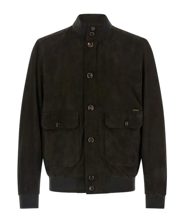 MOORER Carlos Bomber Jacket - Black