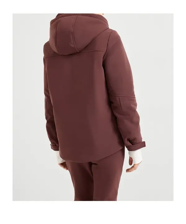 Brunello Cucinelli Hooded Zip-up Outerwear Jacket