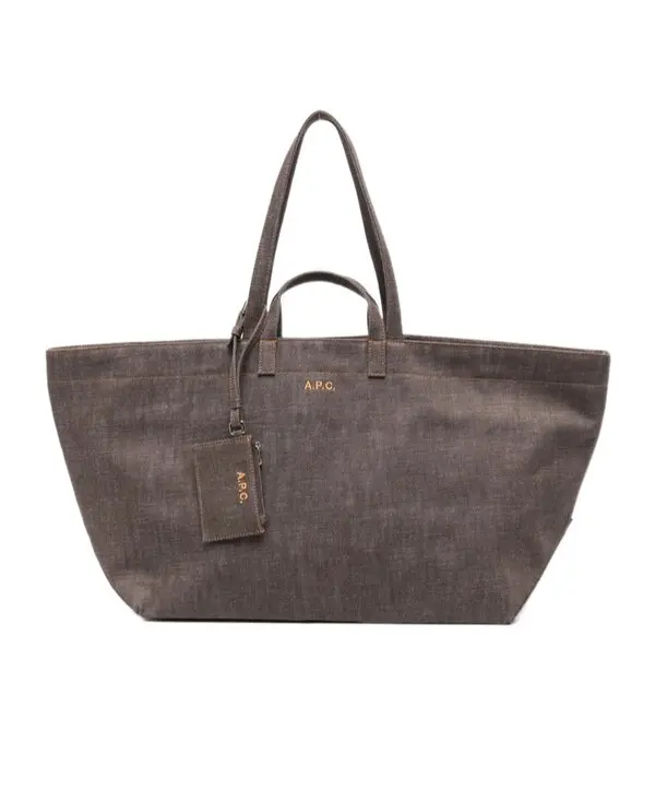 A.p.c. Le Drummer Toile Large Tote Bag - Black
