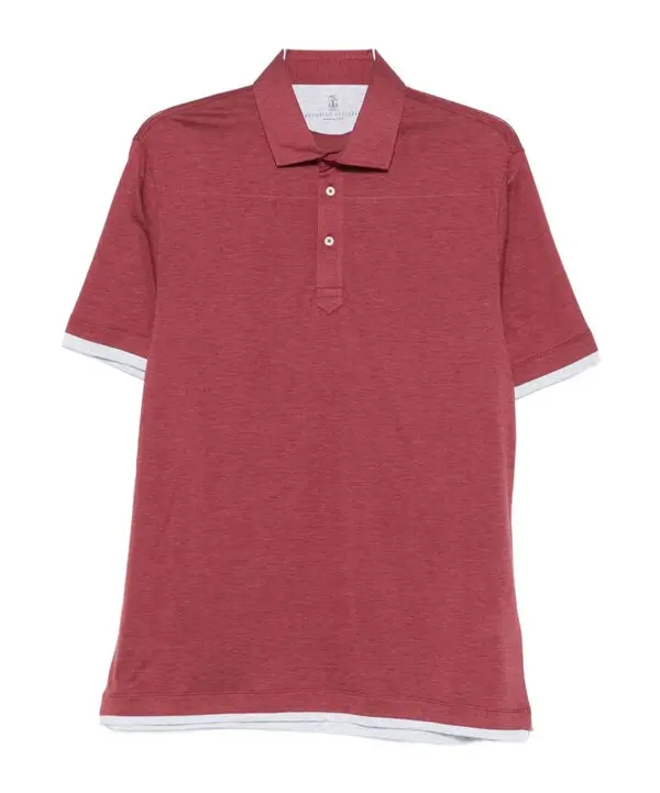 Brunello Cucinelli Short-sleeve Polo Shirt