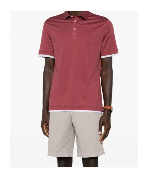 Brunello Cucinelli Short-sleeve Polo Shirt