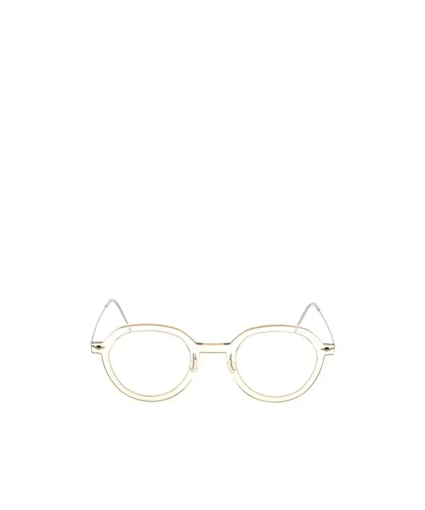 LINDBERG Oval Frame Eyeglasses - White