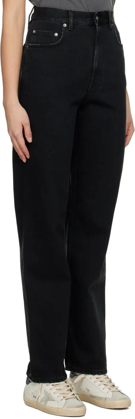 GOLDEN GOOSE Star Embellished Wide Leg Jeans