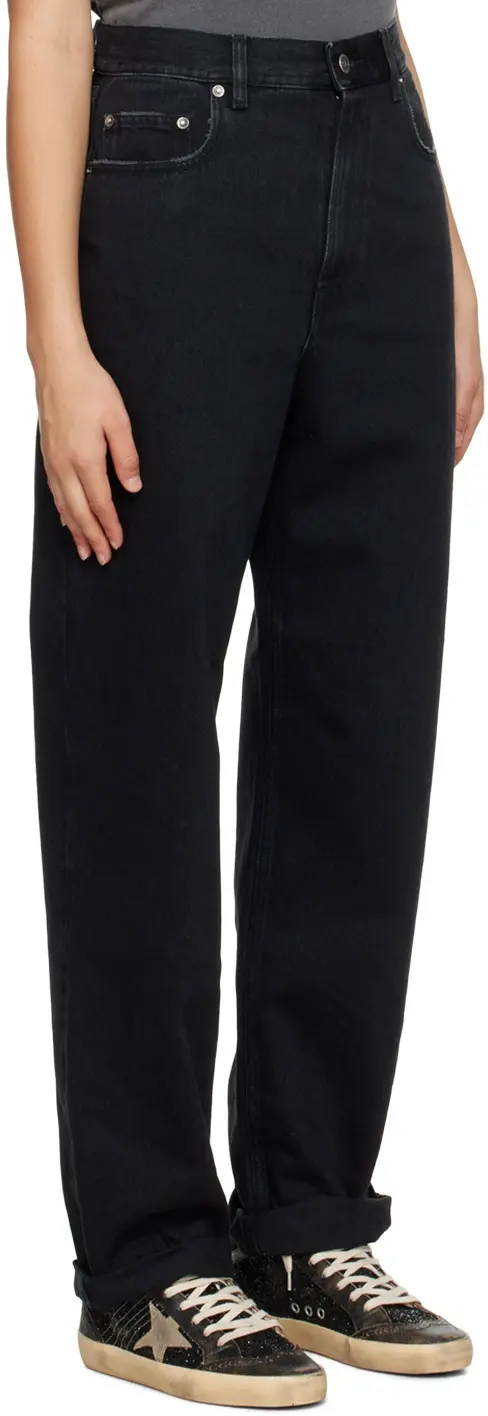 GOLDEN GOOSE Star Embellished Wide Leg Jeans