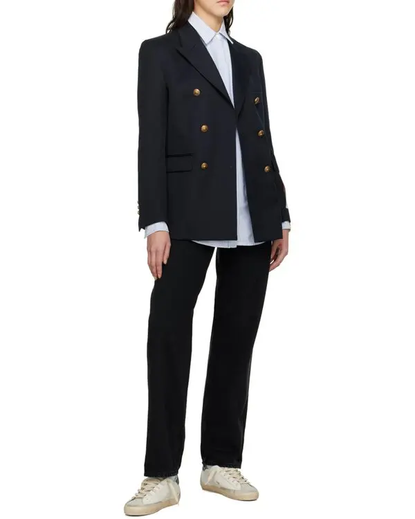 GOLDEN GOOSE Star Embellished Wide Leg Jeans