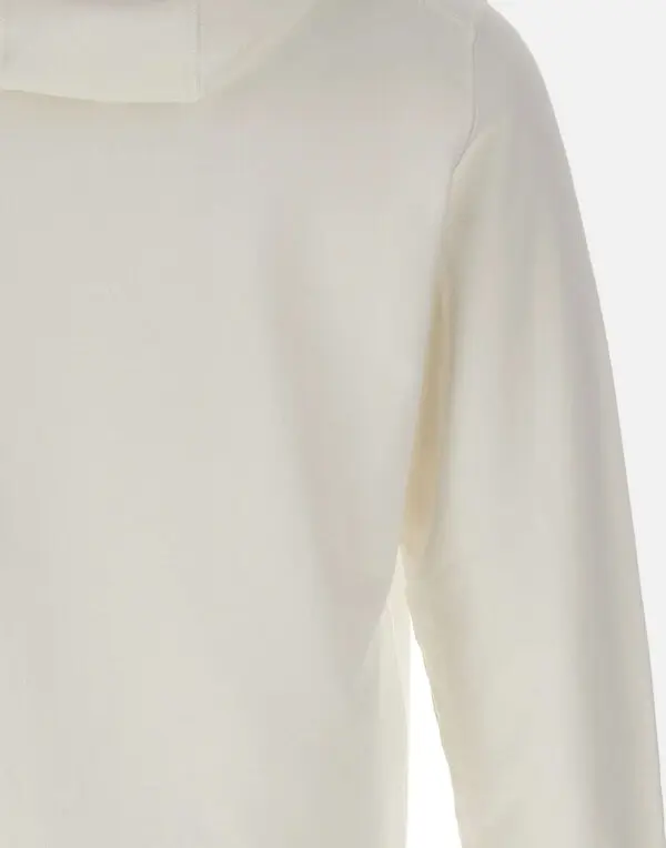 Stone Island Logo Patch Drawstring Hoodie