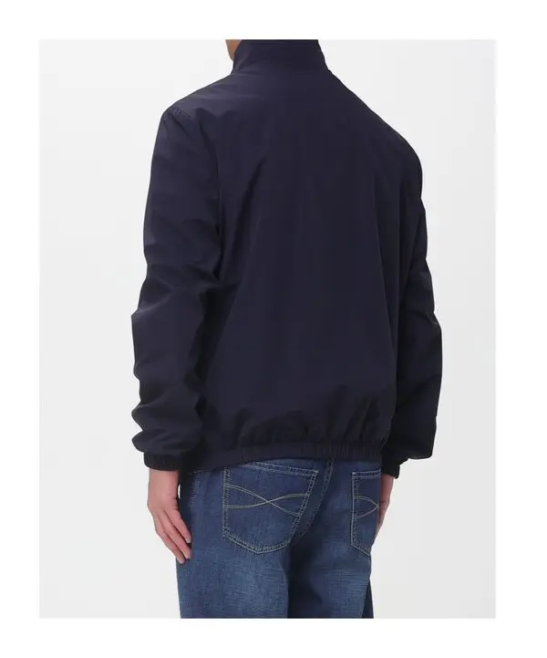 Brunello Cucinelli Crest Embroidered Reversible Zip-up Jacket - Ckm43