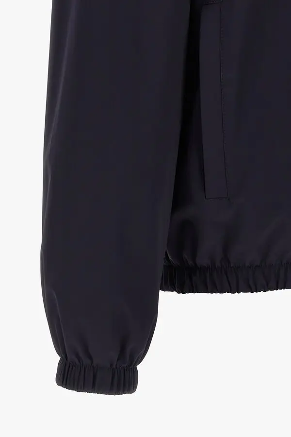 Brunello Cucinelli Crest Embroidered Reversible Zip-up Jacket - Ckm43