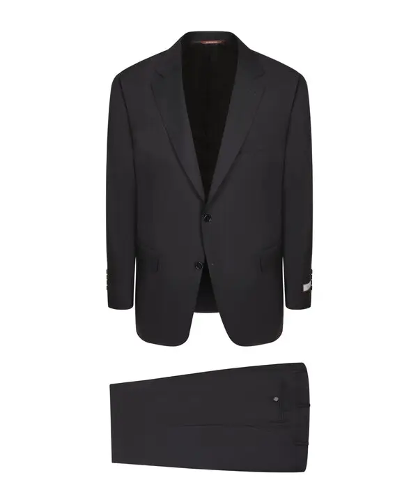 Canali Two-button Tailored Suit - Black