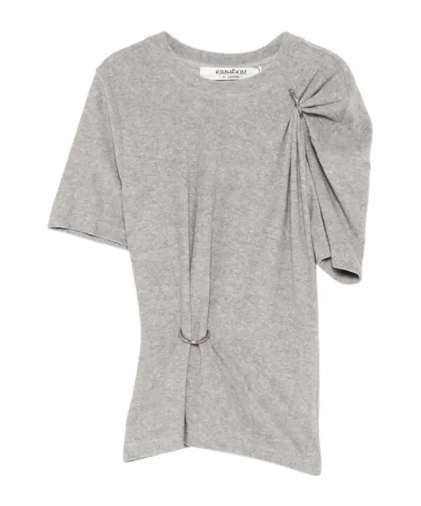 KIMHEKIM Short Sleeve T-shirt With Gathered Detail