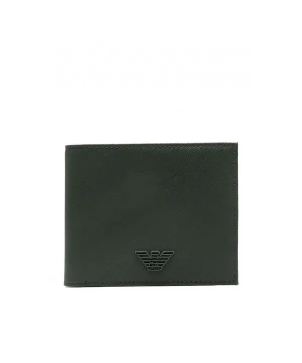 Emporio Armani Logo.appliqué Wallet - Green