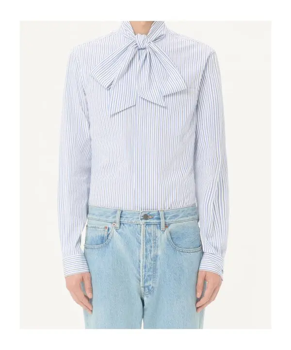 Valentino Garavani Striped-pattern Cotton Shirt
