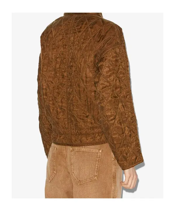 Isabel Marant Étoile Zakiane Quilted Jacket - Tabacco