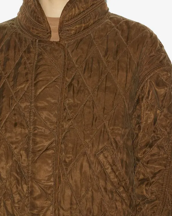 Isabel Marant Étoile Zakiane Quilted Jacket - Tabacco