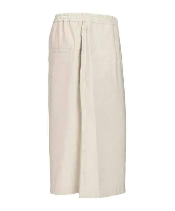 Emporio Armani Peach-finish Bermuda Shorts - Beige