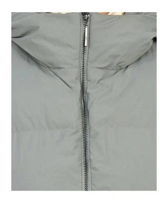 Studio Nicholson Hooded Sleeveless Padded Long Jacket - Grey
