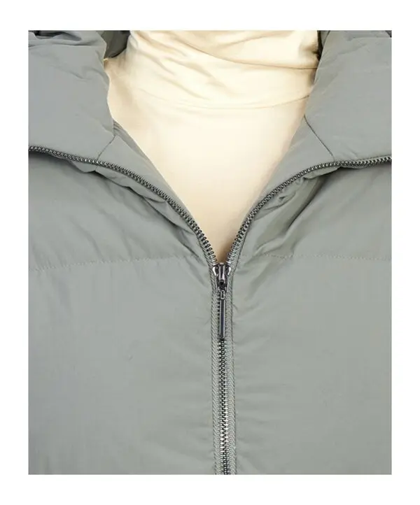 Studio Nicholson Hooded Sleeveless Padded Long Jacket - Grey
