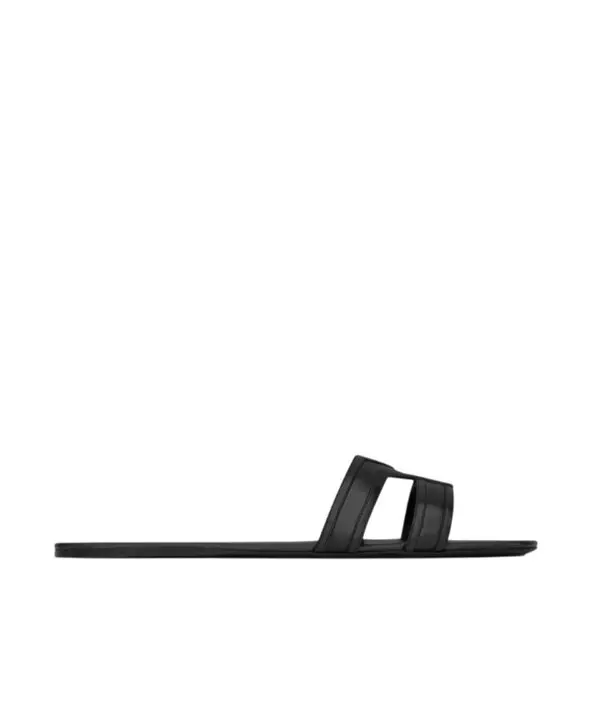 Saint Laurent Mabrouka Slip-on Sandals - Black