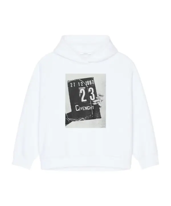 Givenchy Clapperboard Printed Hoodie - White/black