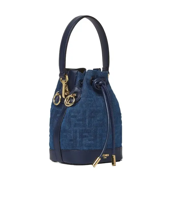 Fendi Mon Tresor Ff Jacquard Bucket Bag