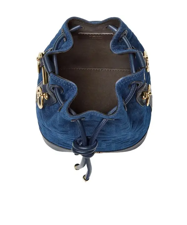 Fendi Mon Tresor Ff Jacquard Bucket Bag